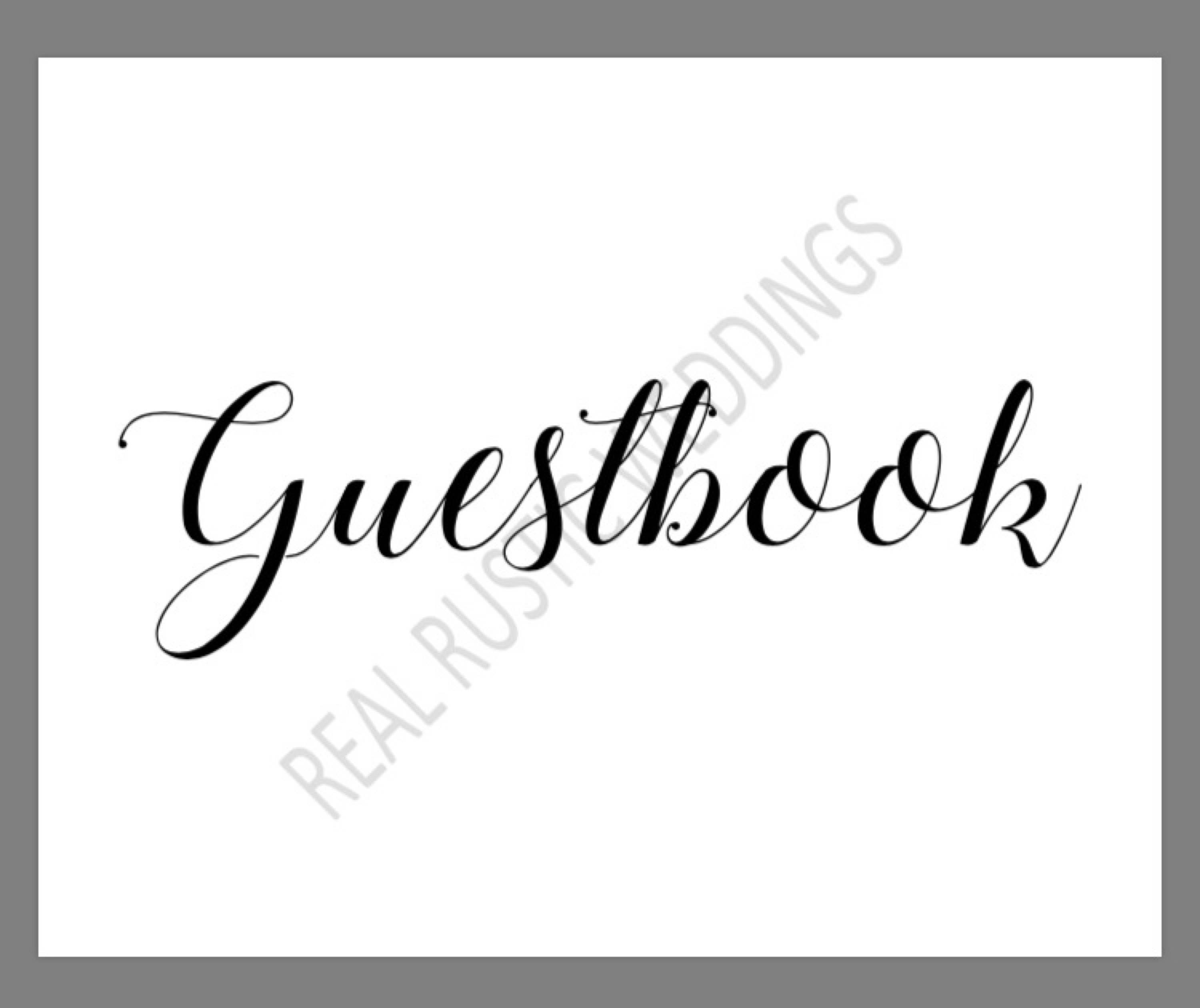 PRINTABLE Set of FIVE 8x10 Simple Wedding SIGNS - Etsy