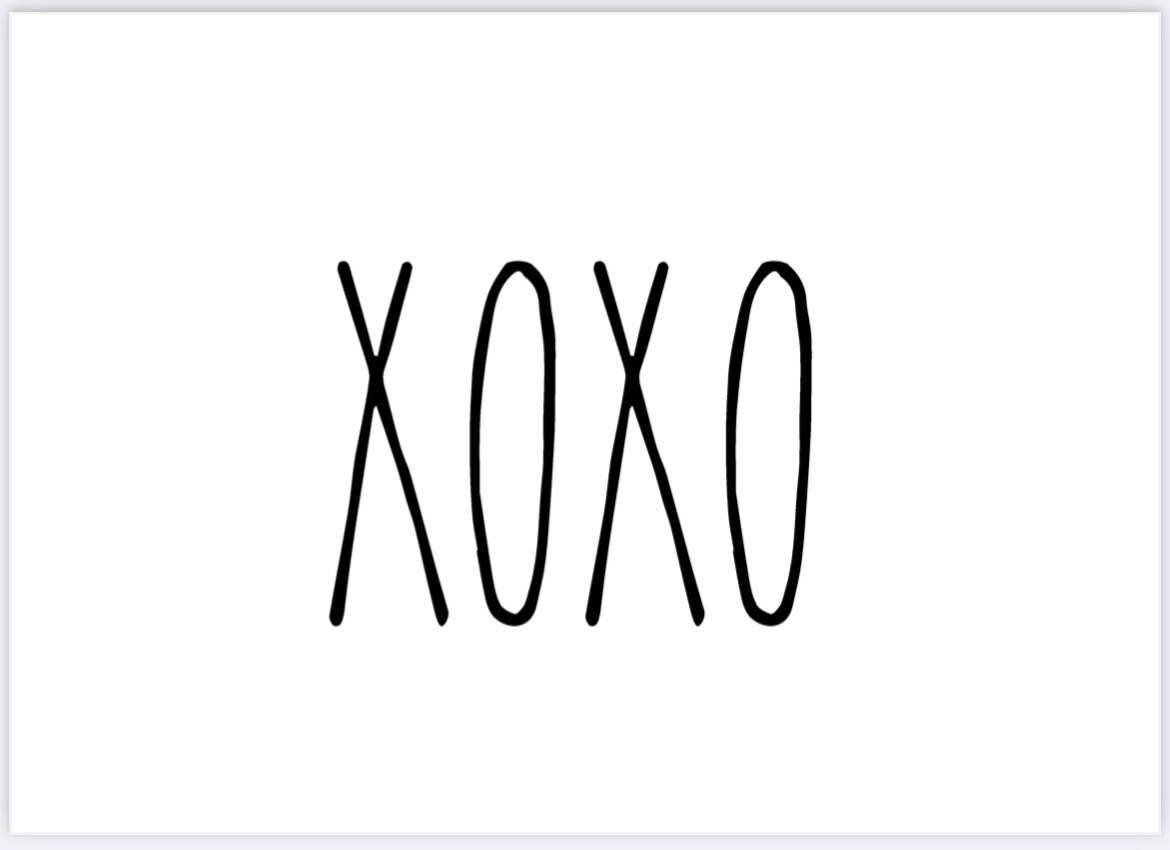 PRINTABLE 5x7 Valentine's Day Set of RAE DUNN Signs - Etsy