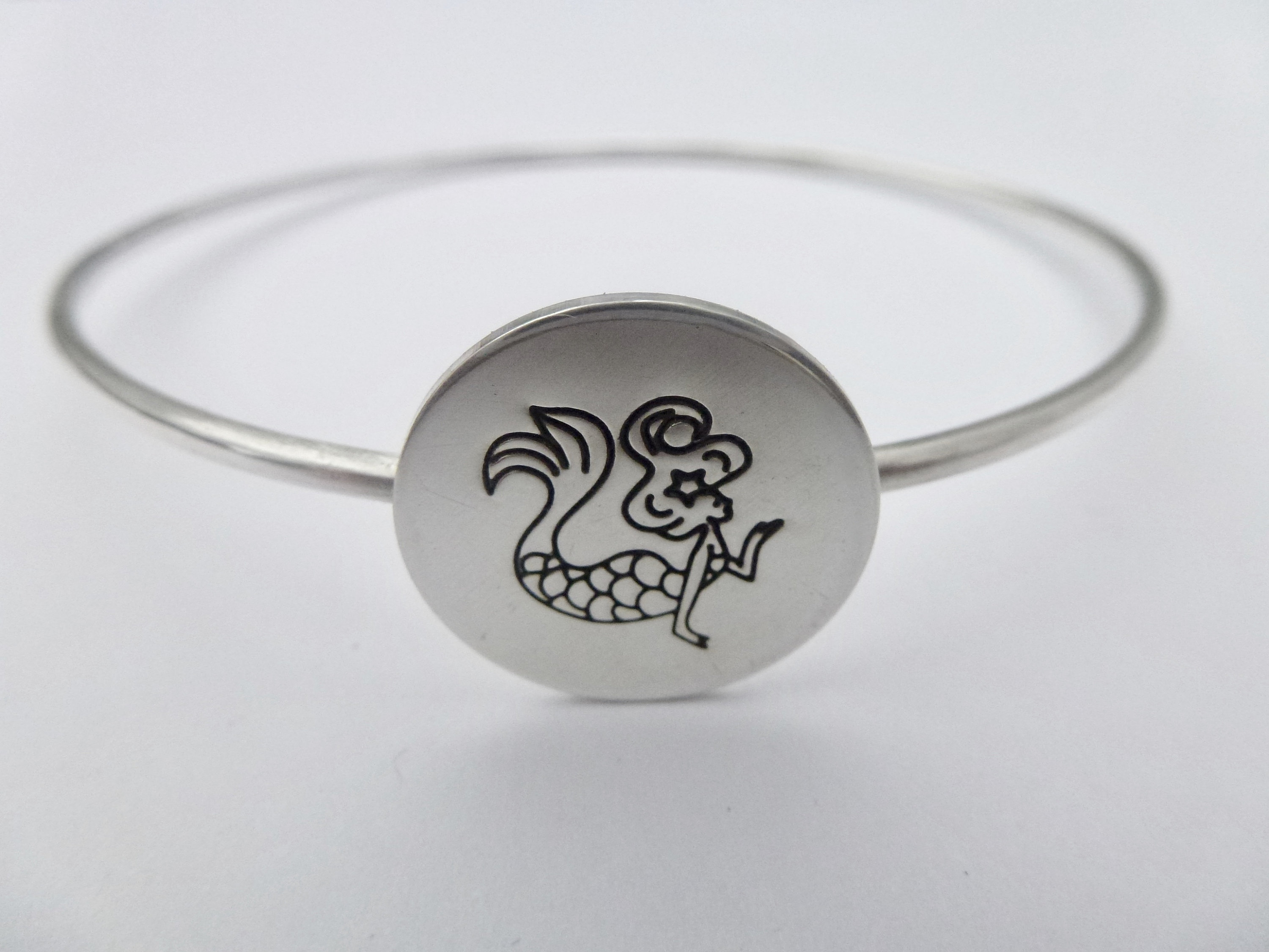 Sterling Silver 925 Mythical Fantasy Mermaid Blowing a Kiss | Etsy