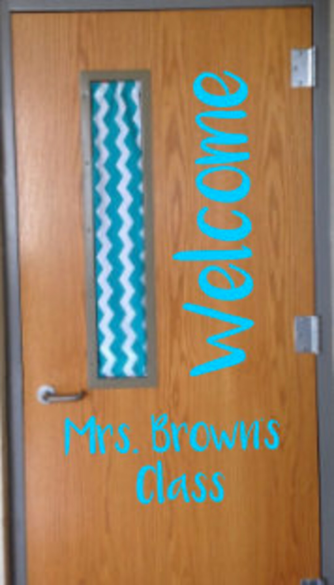 Classroom Door Welcome Vinyl - Welcome - Personalized Classroom Door ...