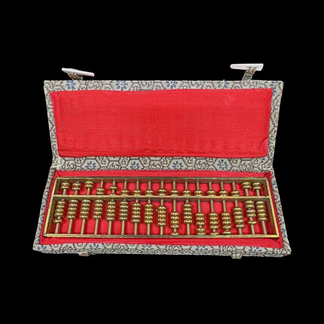 Vintage Feng Shui Solid Brass Abacus Chinese Calculater 7” W X 2” H - Etsy