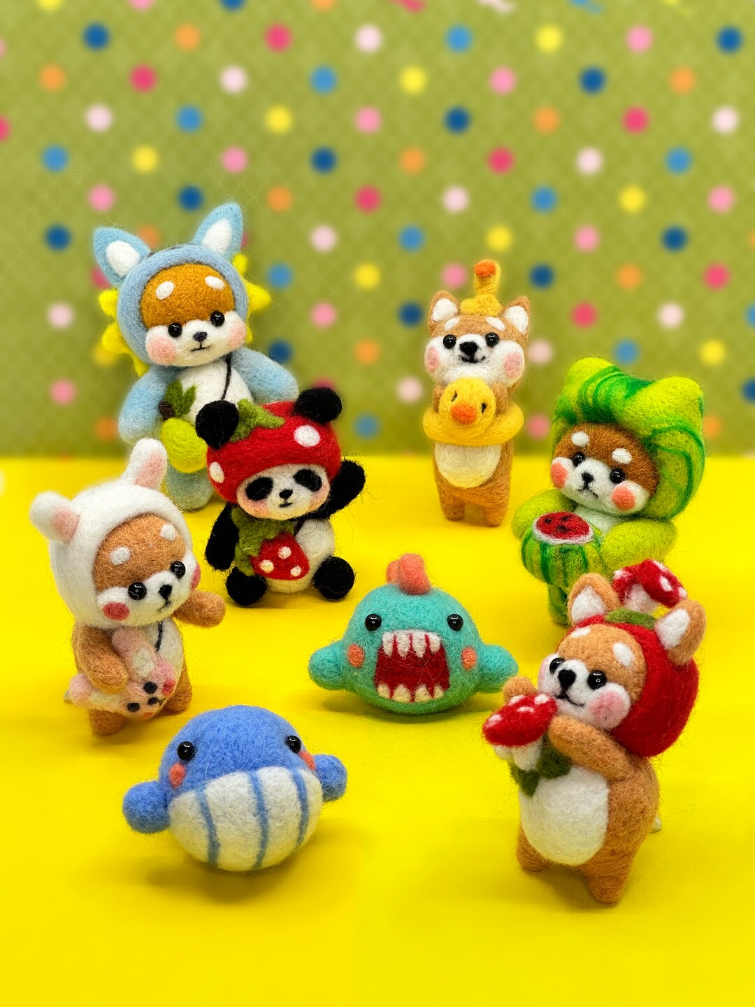 Hand-made Felt, Cute Characters With or Without Keychain Option - Etsy