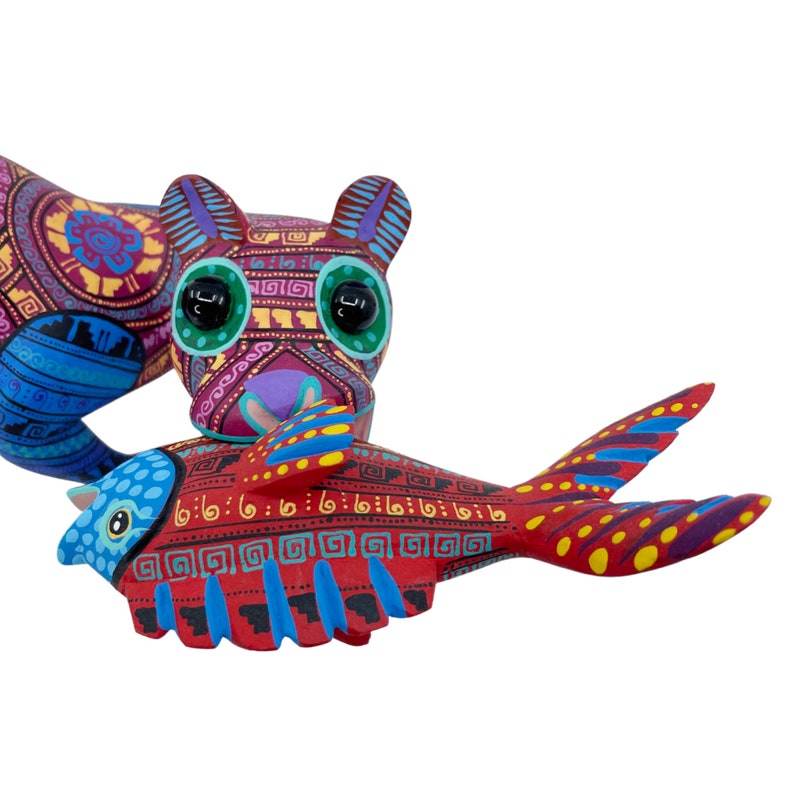 Alebrije Otter With Fish Mexican Folk Art - Etsy