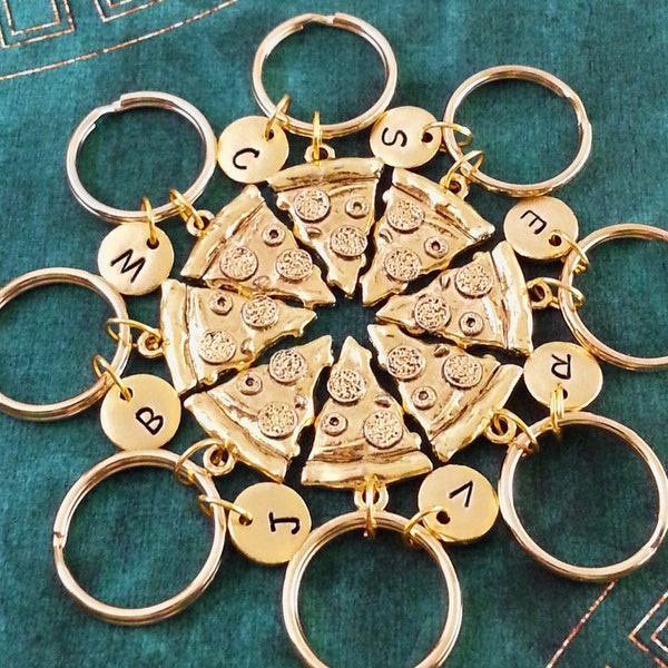 Pizza Keychain - Etsy