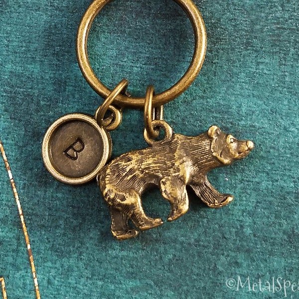 Bear Keychain - Etsy