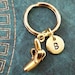 Banana Keychain VERY SMALL Peeled Banana Keyring Personalized Keychain ...