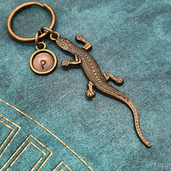 Lizard Keychain - Etsy