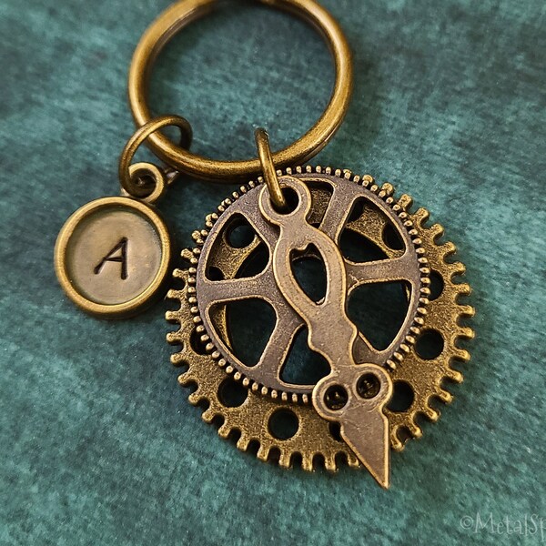 Steampunk Keyring - Etsy