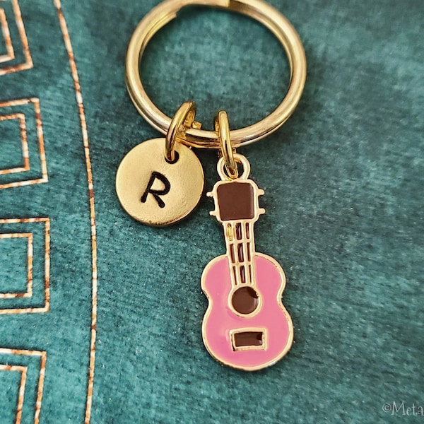 Guitar Keychain - Etsy
