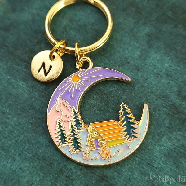 Mountain Keychain - Etsy
