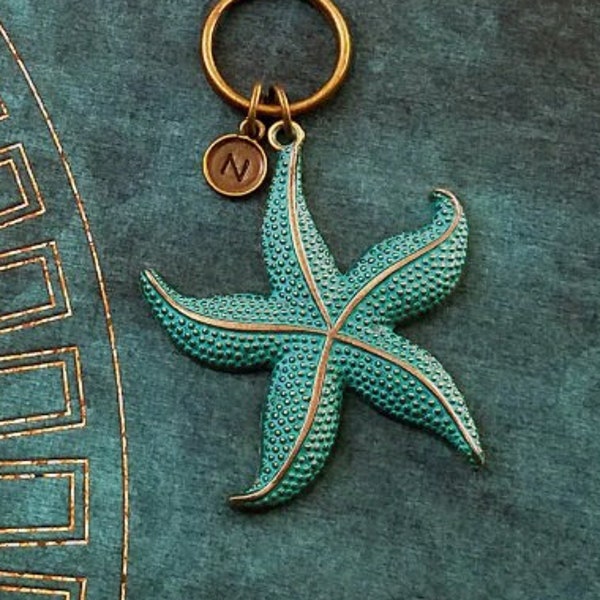 Starfish Keychain - Etsy