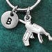 Glue Gun Keychain VERY SMALL Glue Gun Charm Keychain Crafting Keychain ...