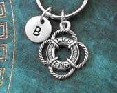 Life Ring Keychain VERY SMALL Life Ring Keyring Life Presever | Etsy