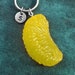 Lemon Keychain SMALL Lemon Slice Keychain Lemon Keyring Engraved Gift ...