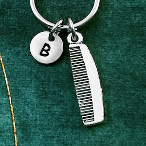 Comb Keychain VERY SMALL Hair Comb Keyring Cosmetologist Keychain ...