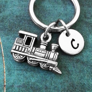 Train Keychain VERY SMALL Personalized Train Keyring Long Distance ...