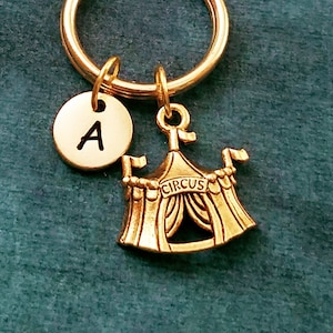 Circus Tent Keychain VERY SMALL Circus Tent Charm Keychain Circus Tent ...