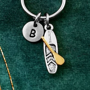 Paddle Board Keychain SMALL Paddle Board Keyring Paddleboarding Gift ...