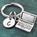 Laptop Keychain VERY SMALL Computer Keychain Personalized Keyring ...