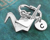 Paper Crane Keychain VERY SMALL Origami Crane Keyring | Etsy