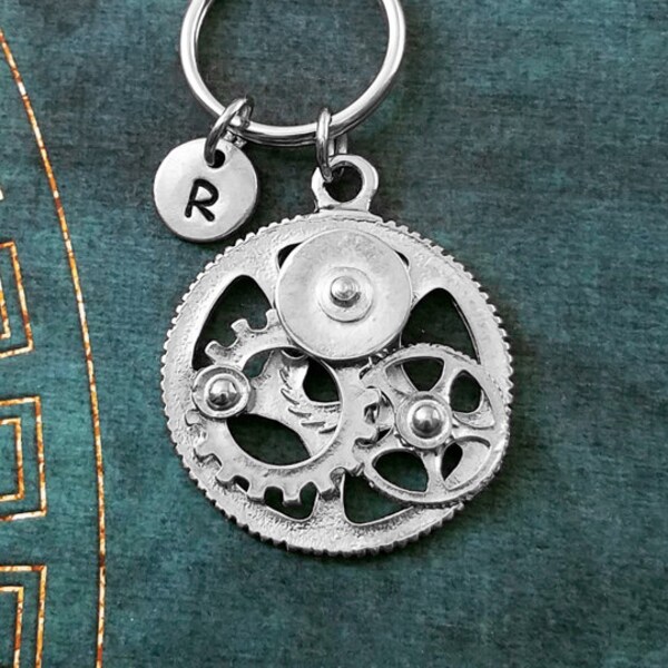 Steampunk Keyring - Etsy