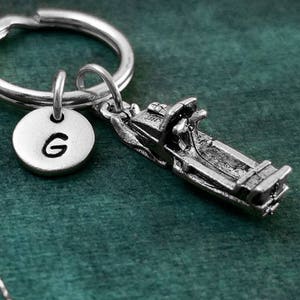 Snowmobile Keychain VERY SMALL Snowmobile Keyring Sled Keychain Sleigh ...