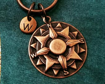 World Traveler Compass Rose Custom Handmade Gift, Personalized Hand ...