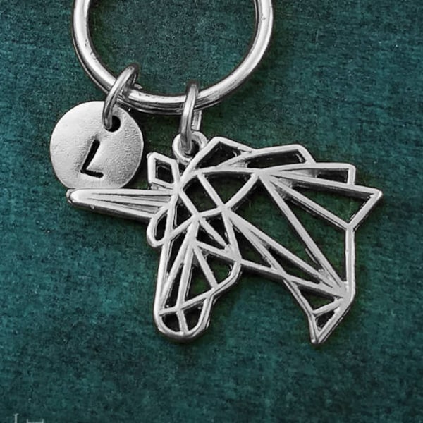 Geometric Keychain - Etsy