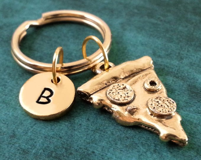 Clay Pizza Keychain - Etsy
