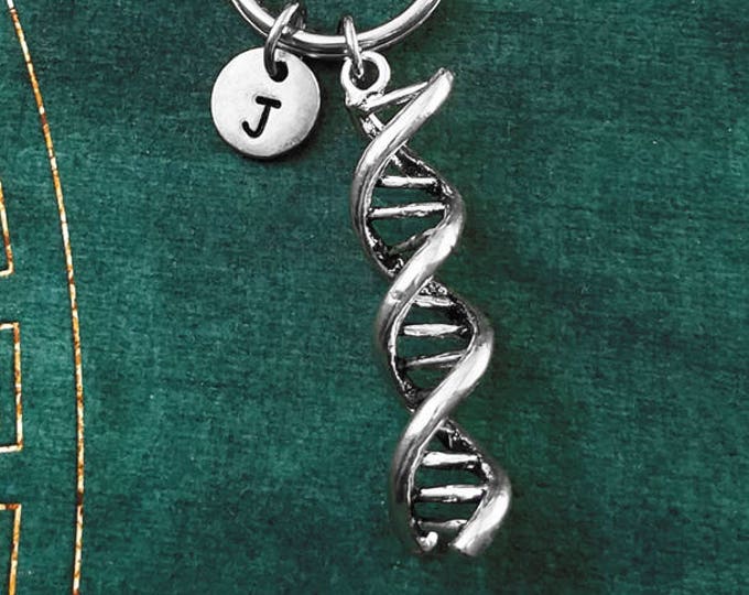 DNA Keychain, Microscope Keychain, Biologist Key Chain, Scientist ...