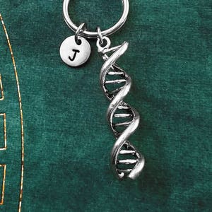 Dna Keychain SMALL Dna Molecule Keychain Biologist Keychain Molecular ...