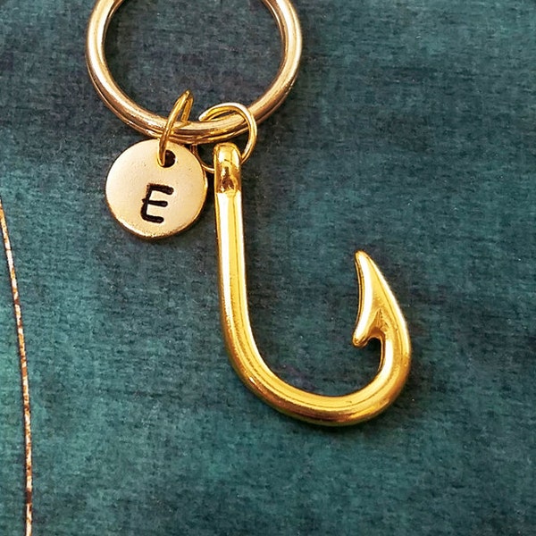 Fishhook Keychain - Etsy