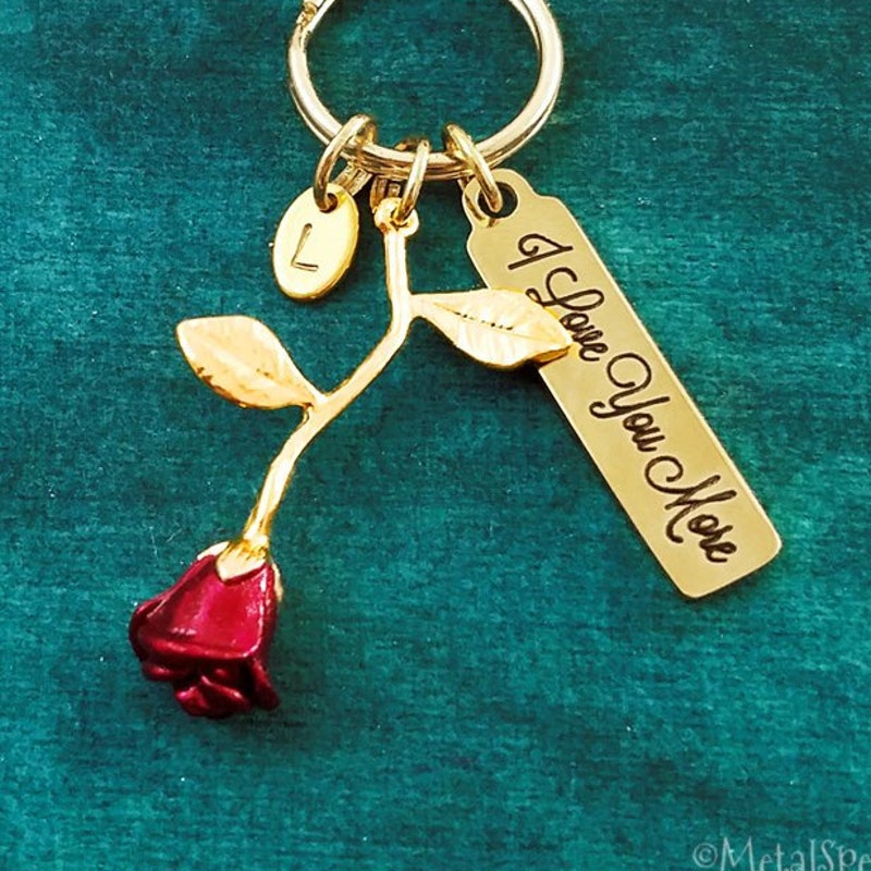 Red Rose Charm - Etsy