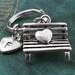 Heart Bench Keychain, Love Keychain, Personalized Valentine's Day Gift ...