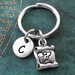 Treasure Map Keychain VERY SMALL Treasure Keychain Personalized ...