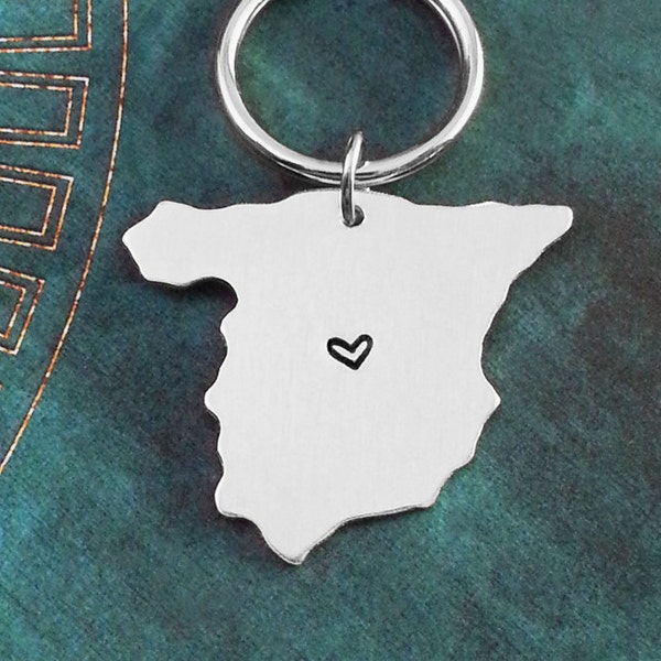 Heart Keychain - Etsy