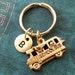 School Bus Keychain, VERY SMALL Bus Keyring, Teacher Keychain, Teacher ...