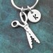 Scissors Keychain SMALL Scrapbooking Scissors Keyring Scrapbook Gift ...