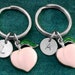 Peach Keychain SET of 2 SMALL Peach Keyrings Booty Keychain Fitness ...