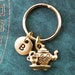 Teapot Keychain VERY SMALL Tea Pot Keyring Tea Keychain Tea Gift Tea ...