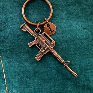Assault Rifle Keychain SMALL Machine Gun Keychain AK-47 Keychain ...