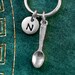Spoon Keychain VERY SMALL Spoon Keyring Spoon Charm Keychain Mother's ...