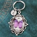 Purple Butterfly Keychain, Butterfly Charm, Personalized Key Ring ...