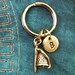 Thimble Keychain VERY SMALL Sewing Keychain Personalized Keychain Gold ...