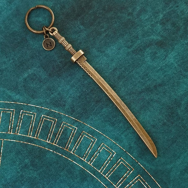Samurai Sword Keychain - Etsy