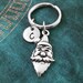 Santa Claus Keychain, Personalized Keychain, Santa Keyring, Custom ...