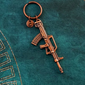 Assault Rifle Keychain SMALL Machine Gun Keychain AK-47 - Etsy
