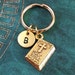 Bible Keychain Holy Bible Keyring Christian Key Ring Custom Keyring ...