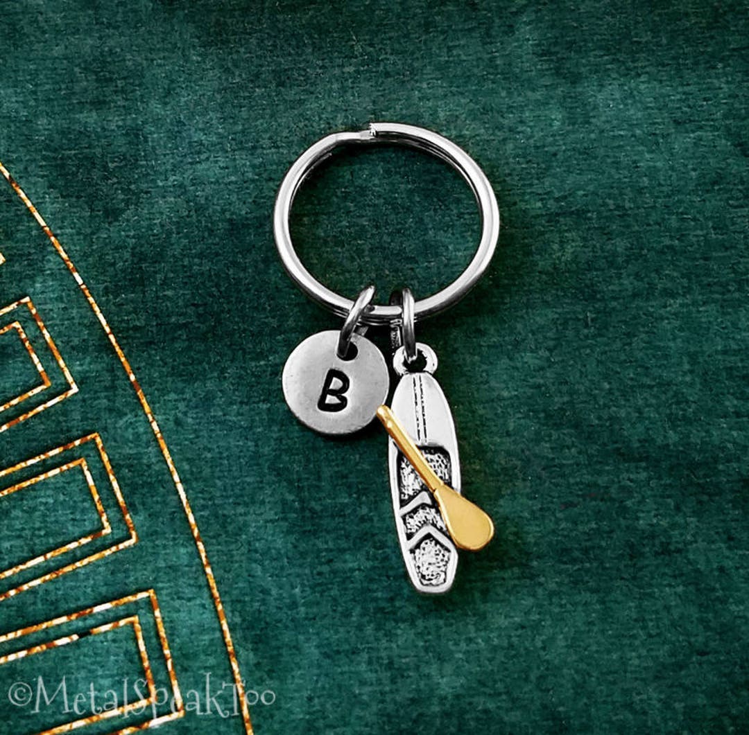 Paddle Board Keychain SMALL Paddle Board Keyring Paddleboarding Gift ...