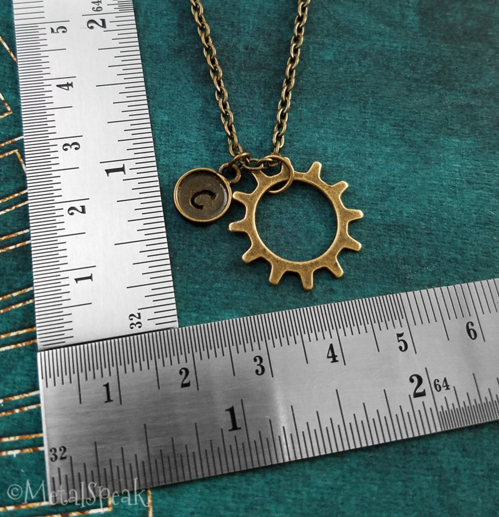 Gear Keychain SMALL Bronze Gear Charm Keychain Gears Keychain - Etsy